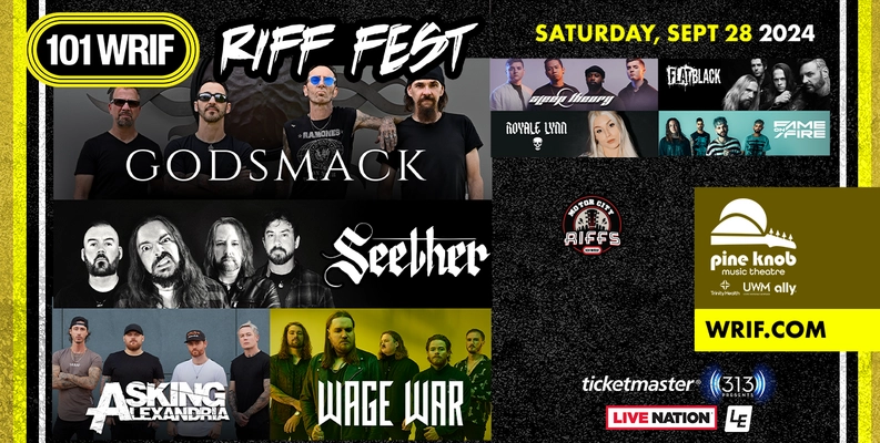 101.1 WRIF s 2024 RIFF FEST Detroit Free Press Events