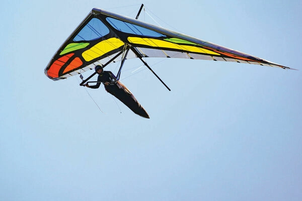 hang gliding fly