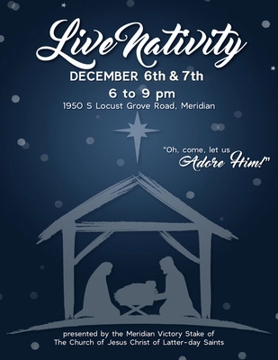 Live Nativity Flyer