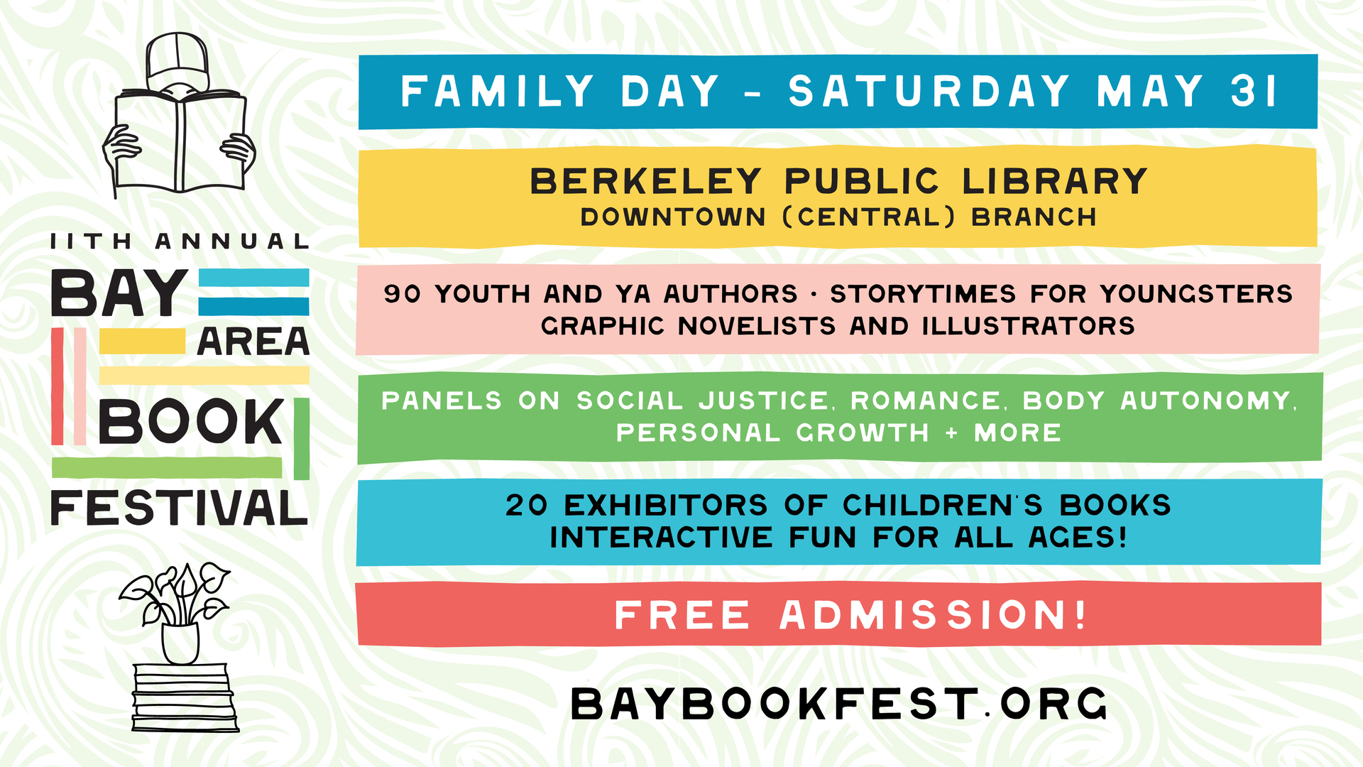 11th Annual Bay Area Book Festival | Berkeley, CA | Festivals.com